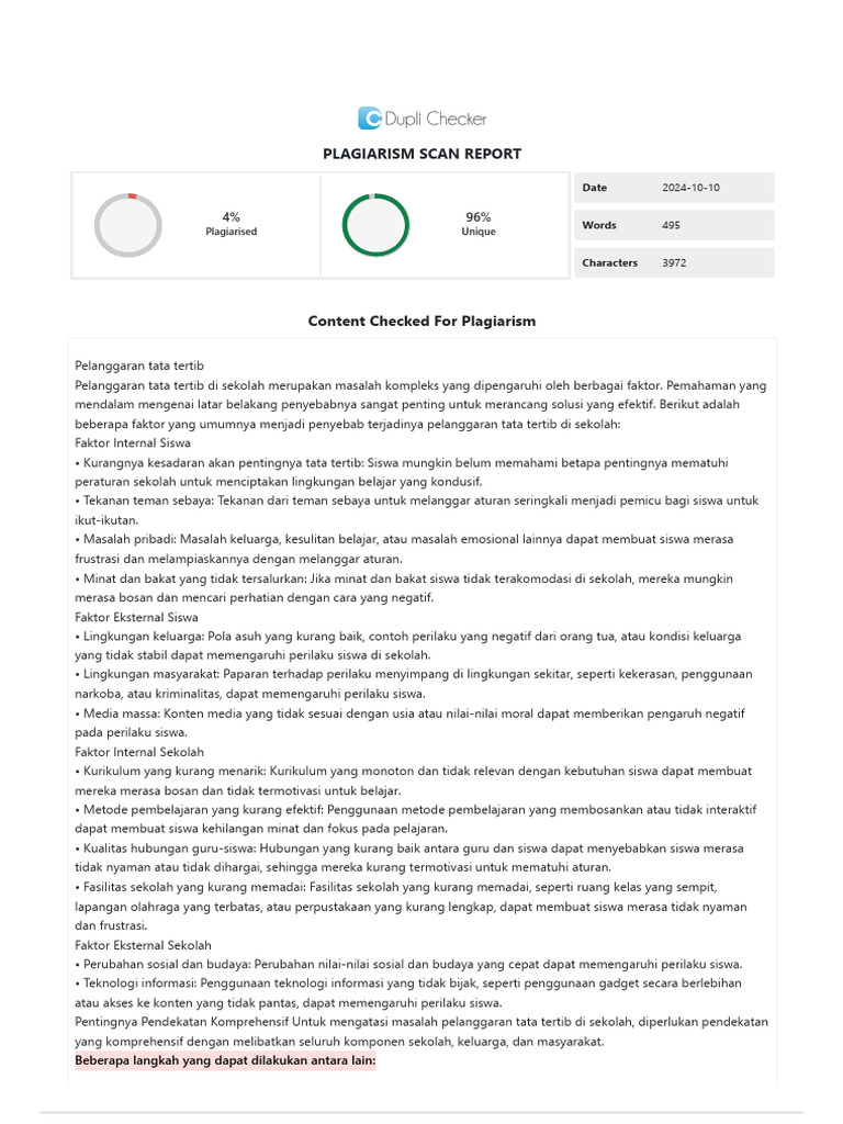 Duplichecker-Plagiarism-Report | PDF