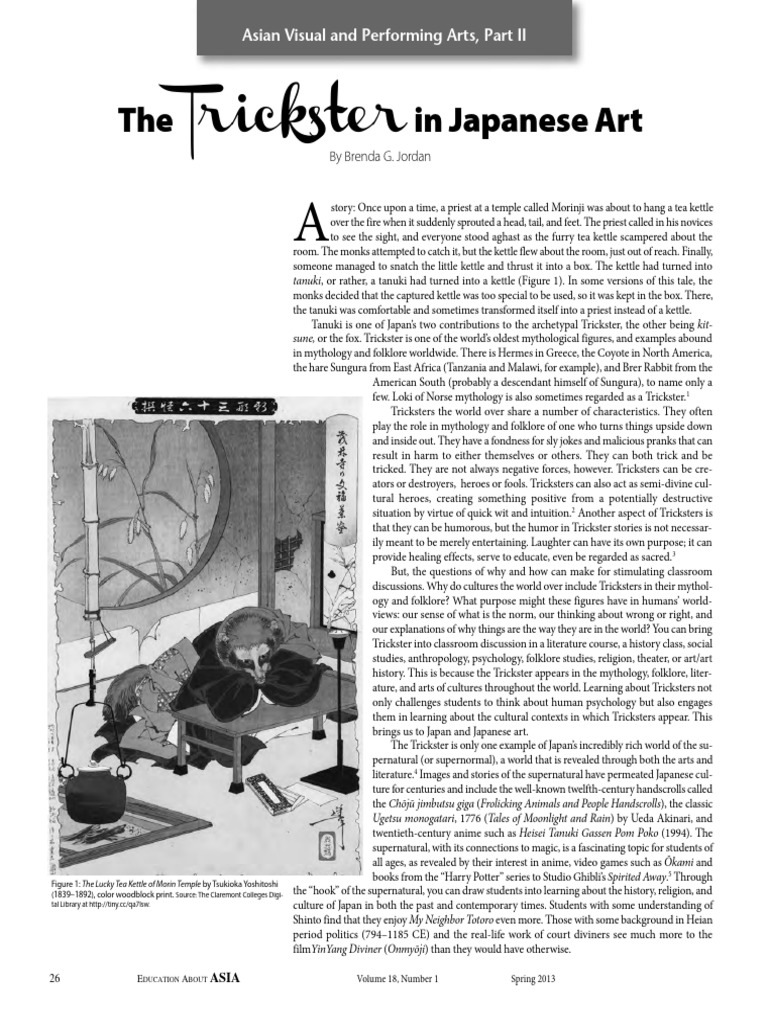The Trickster in Japanese Art | PDF | Trickster