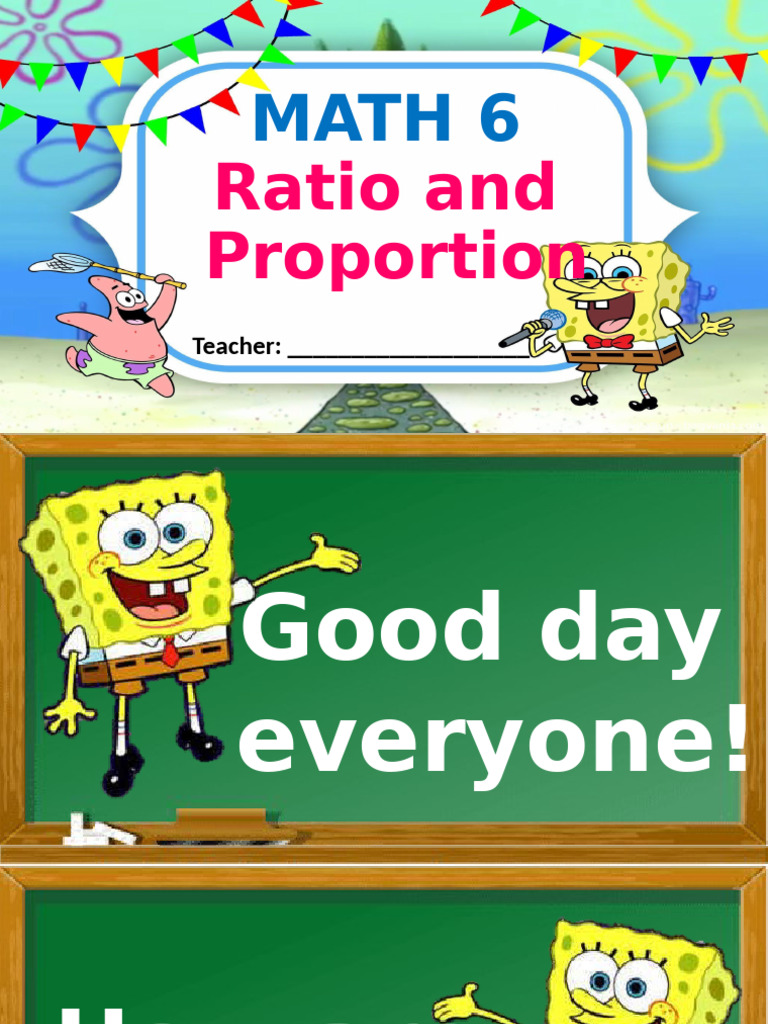 CO MATHEMATICS 6 QUARTER 2 N | PDF | Ratio | Mathematics