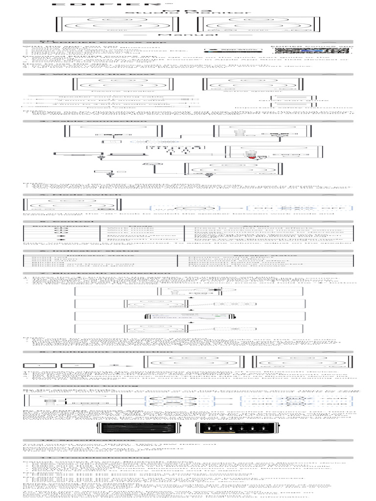 EDIFIER MR3 Bluetooth Speaker Guide | PDF | Mobile App | Loudspeaker