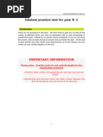 Edutest Practice Test For Year 7-1 | PDF | Tea | Drink