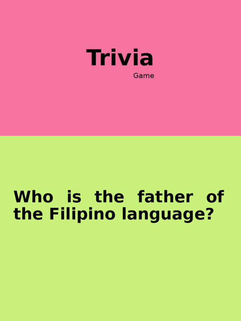 Philippine Trivia Challenge | PDF