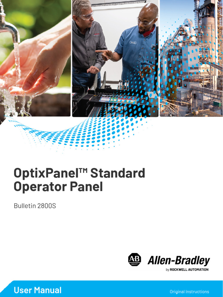 Optixpanel™ Standard Operator Panel: User Manual | PDF | Touchscreen | Usb