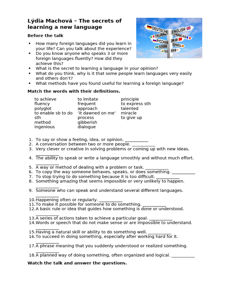 Language Learning Secrets by Lýdia Machová | PDF | Multilingualism ...