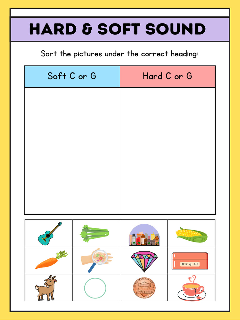 Hard and Soft Sound Practice 1 | PDF
