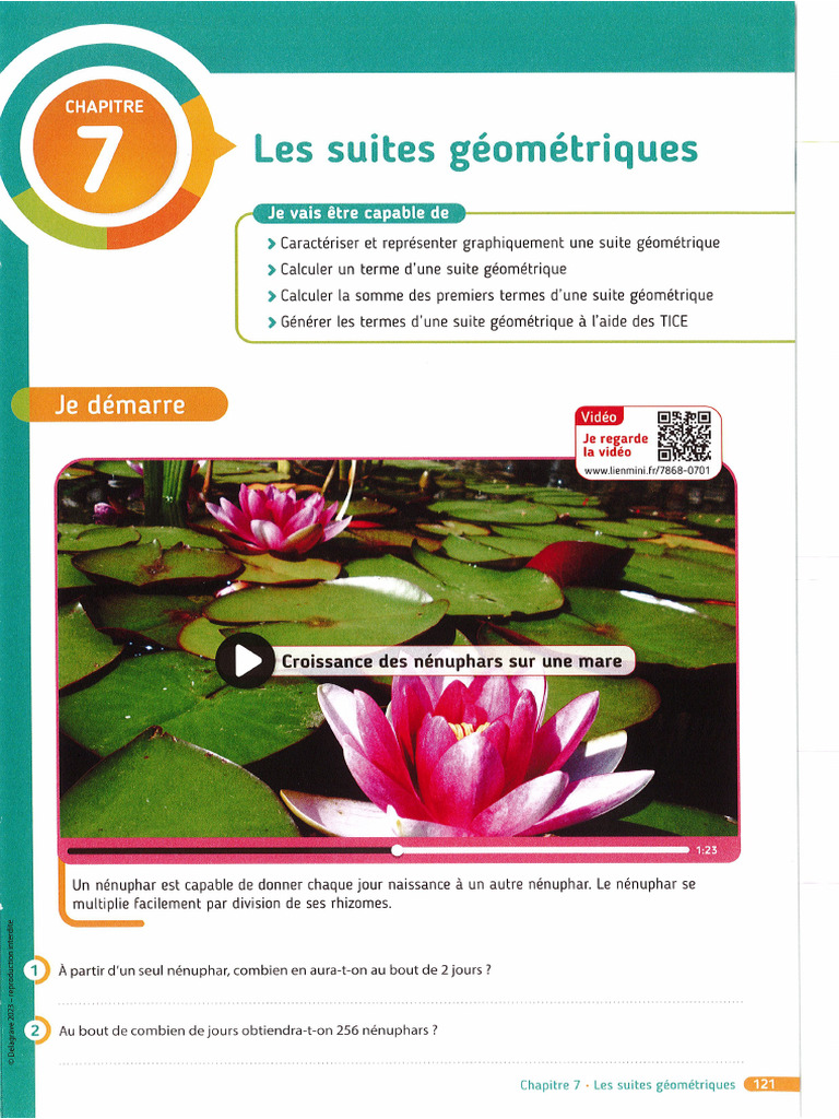 Chapitre Suites Geometriques | PDF