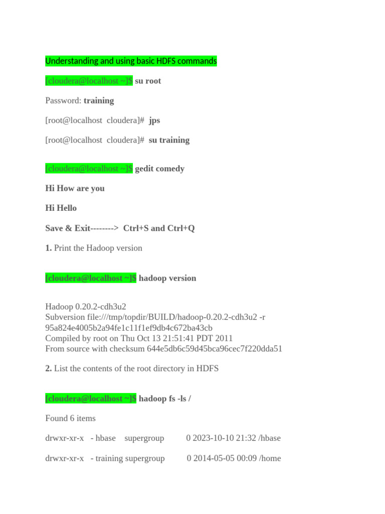 HDFS fsck Command Overview | PDF | Computer File | Apache Hadoop