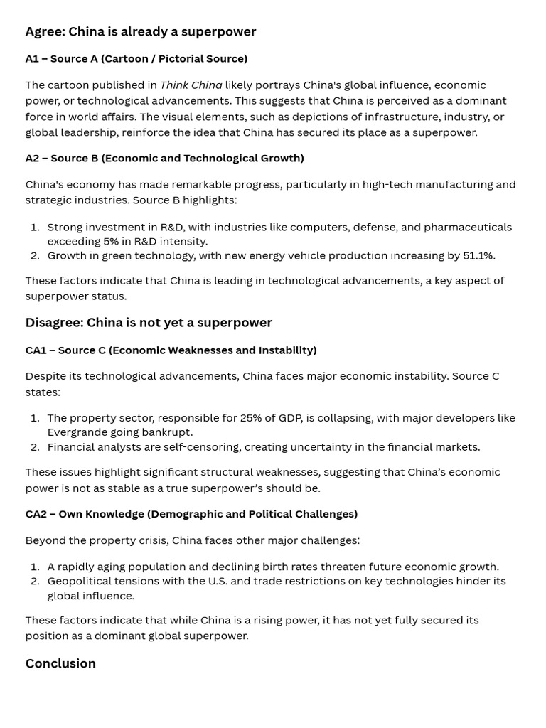 China Superpower Pdf