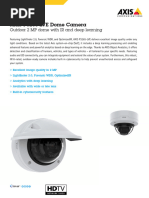 Datasheet Axis p3737 Ple Panoramic Camera en US 413348 (102934) | PDF ...