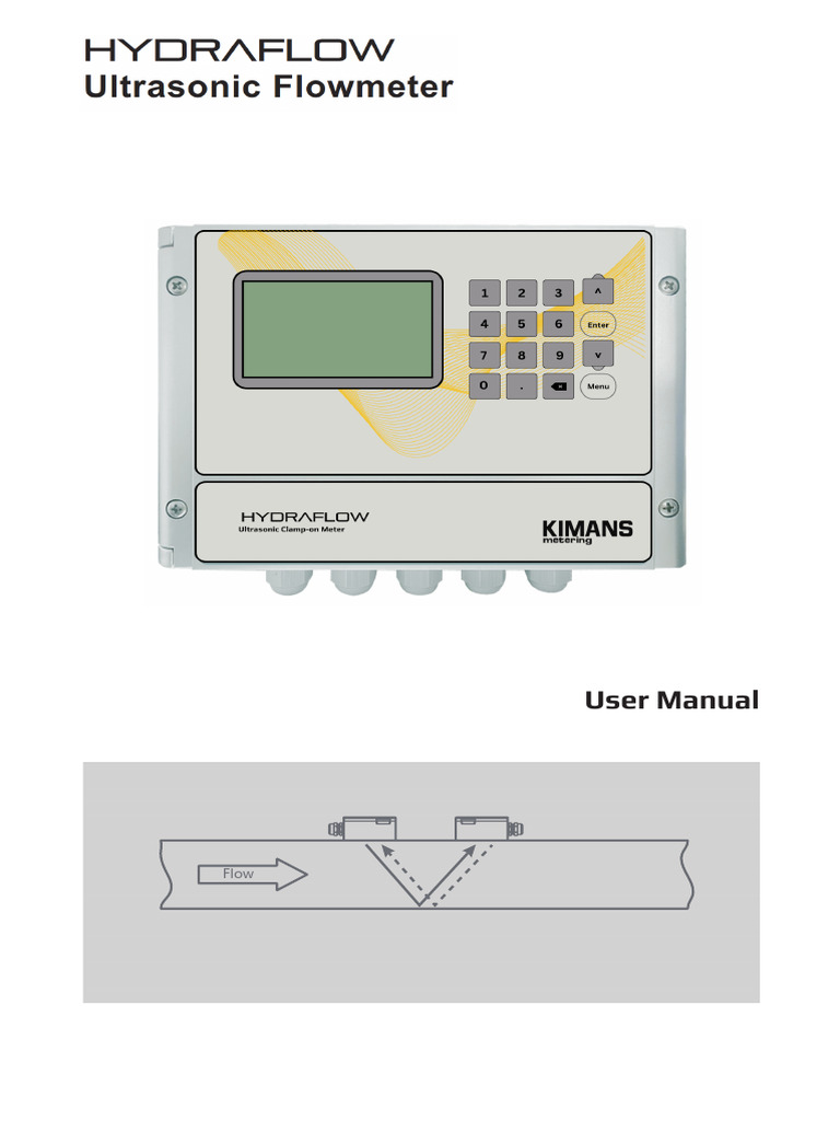 Hydraflow-UCFM_usermanual | PDF | Flow Measurement | Power Supply