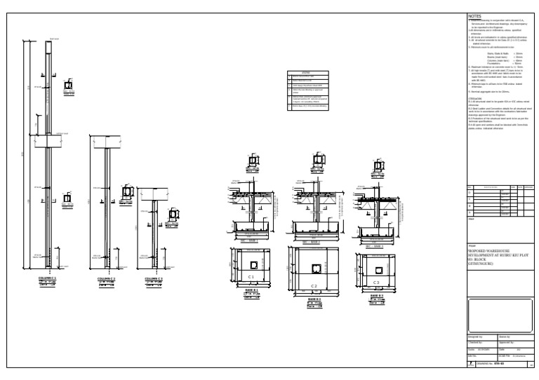 Structural Details Revised Bending Schedule-Str03 | PDF | Structural ...