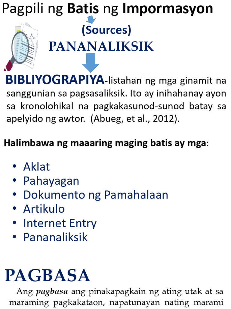 Batis NG Impormasyon | PDF