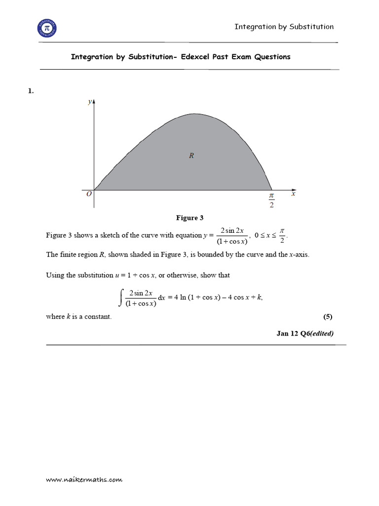Integration-by-Substitution-2 | PDF | Calculus | Equations