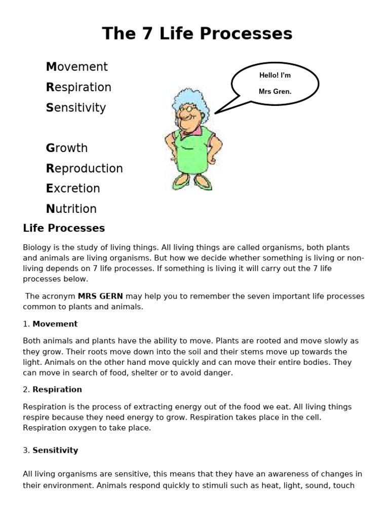 Notes for Life Processes | PDF | Plants | Reproduction