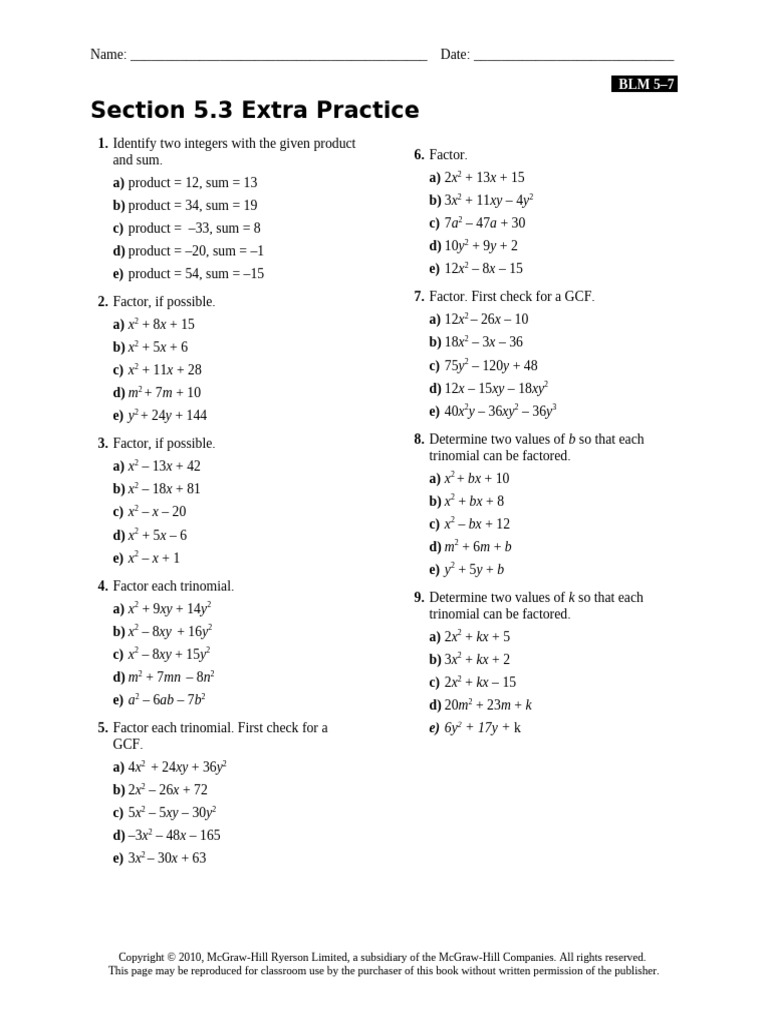 Math Practice for Students | PDF