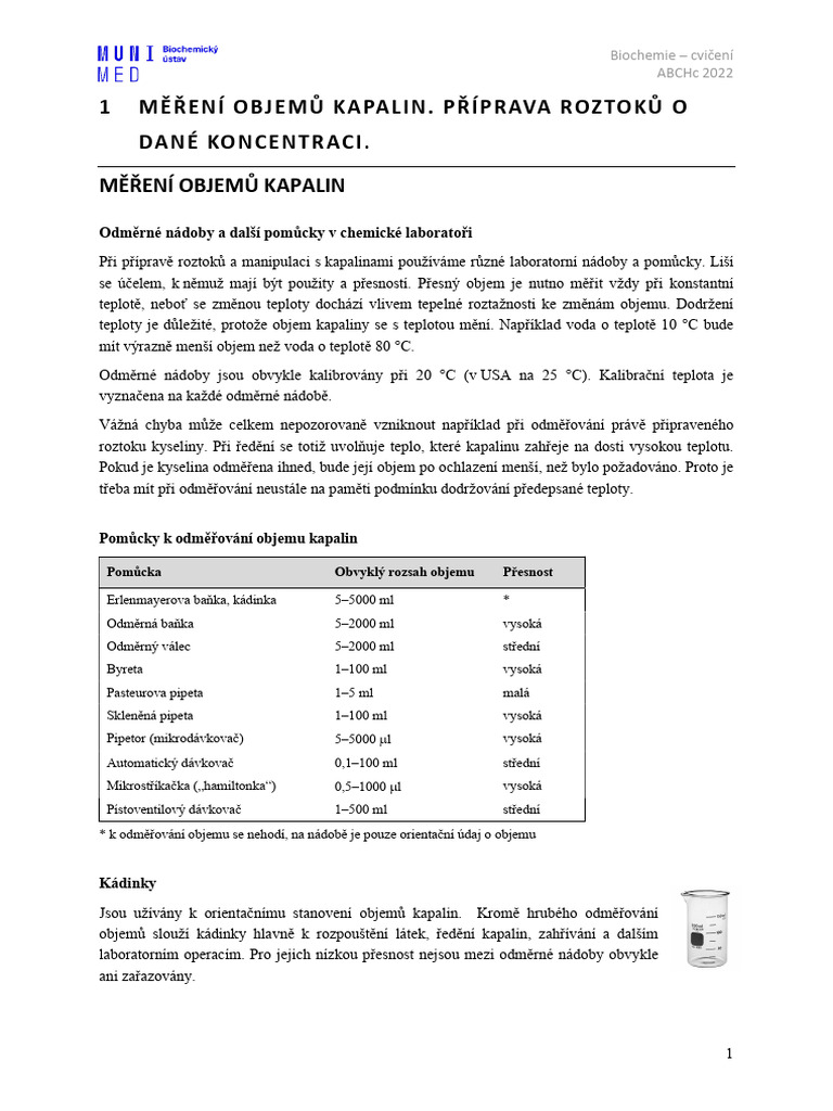 01 Priprava Roztoku 22 | PDF