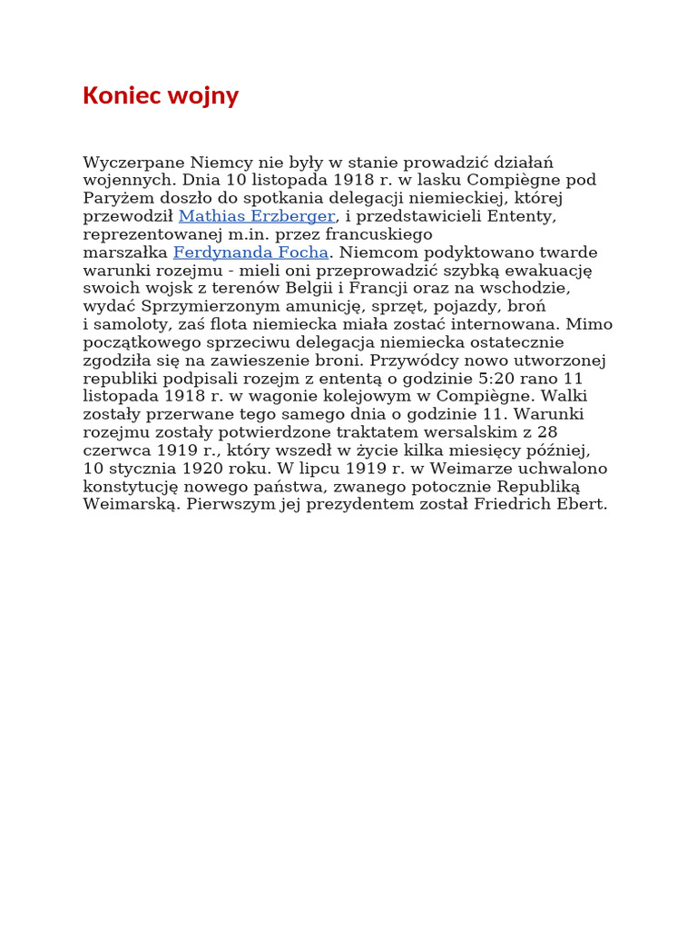 III D Traktat Wersalski | PDF