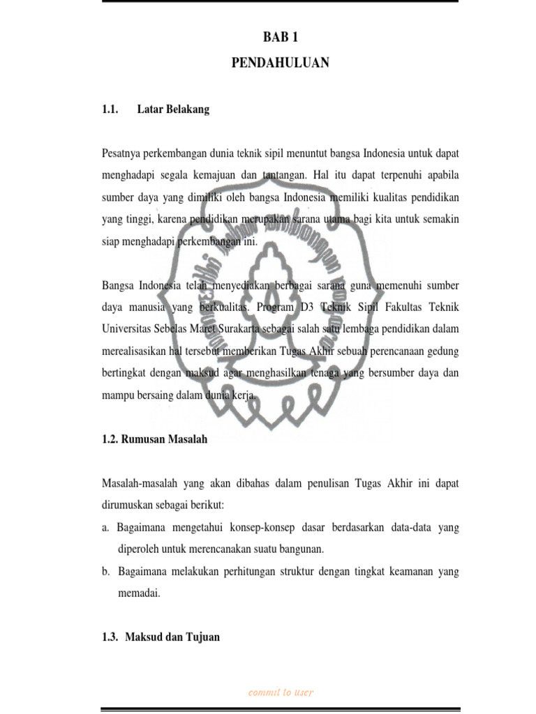 [123dok.com] perencanaan struktur dan rencana anggaran biaya rab gedung ...