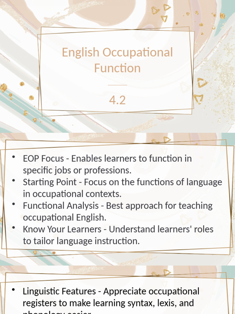 English Occupat-WPS Office | PDF