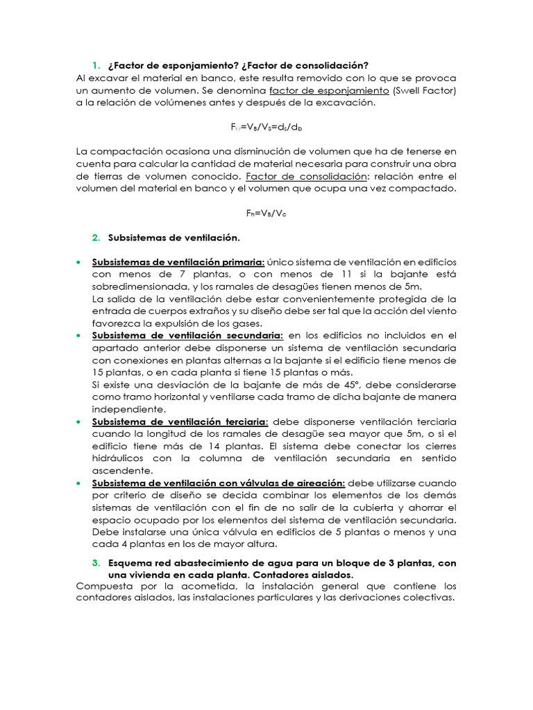 Preguntas de Examen Edificación | PDF | Fundación (Ingeniería) | Fundación profunda