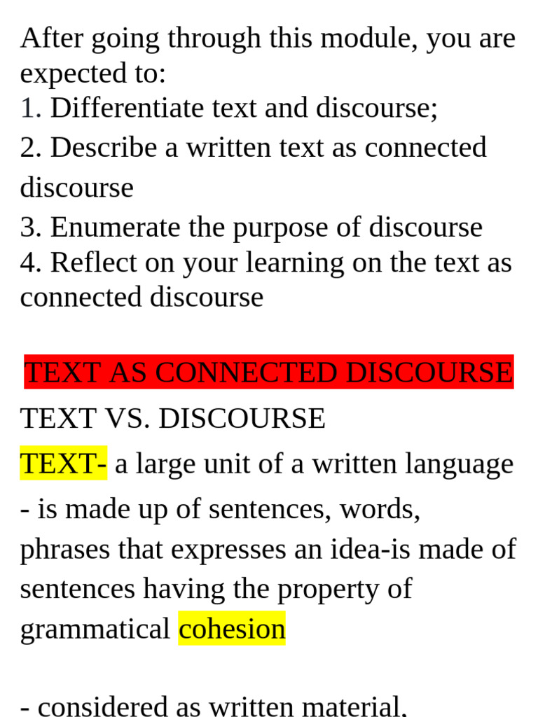 Reading and Writing Skills Week 1 IMS | PDF