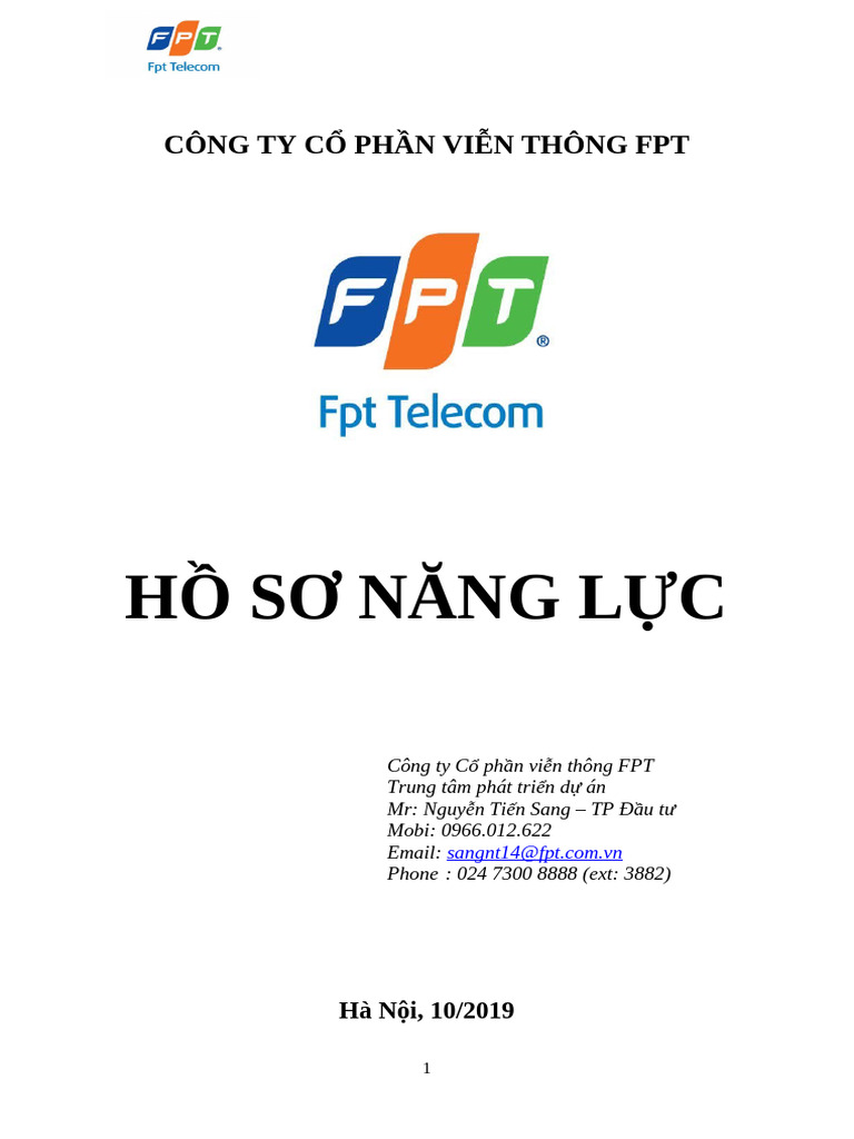 H Sơ Năng L C FPT | PDF