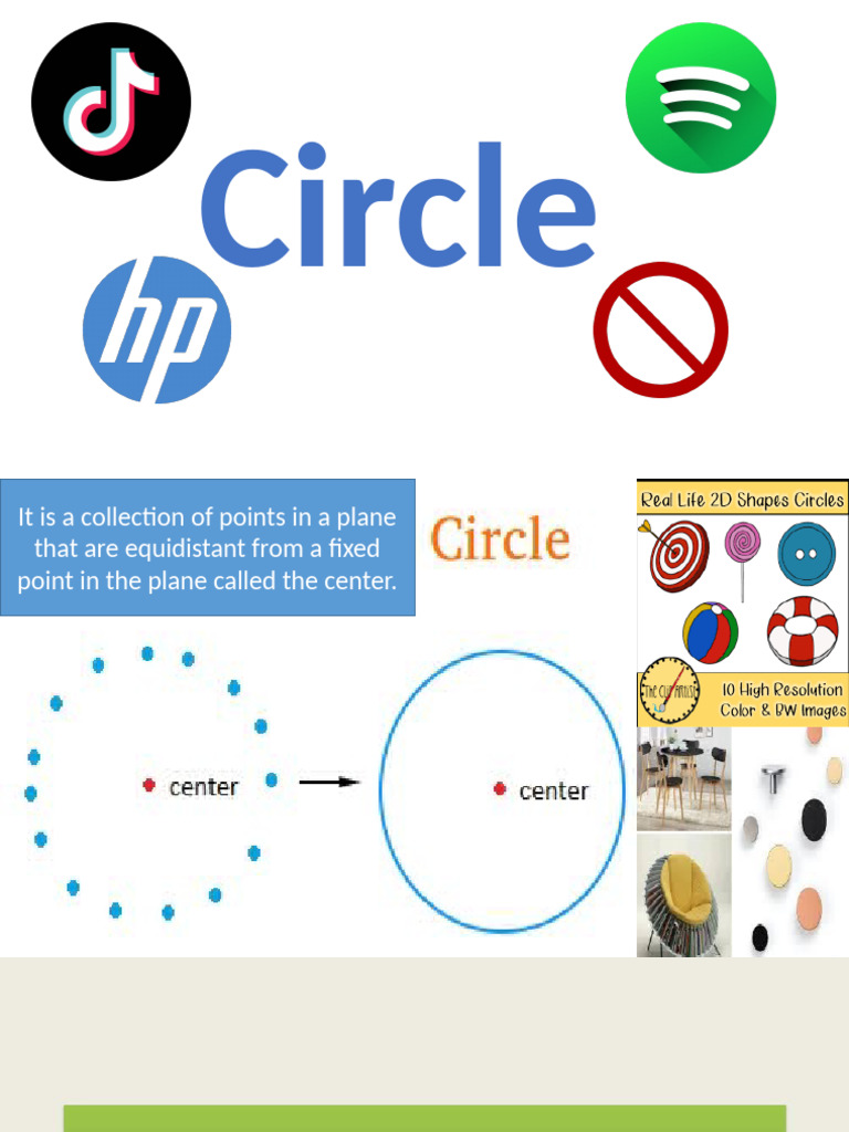 Circle and Auxiliary Parts Presentation | PDF