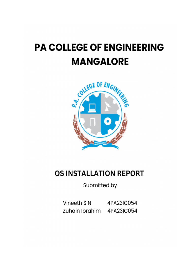 Os Installation PDF Final Report | PDF | Linux Distribution | Booting