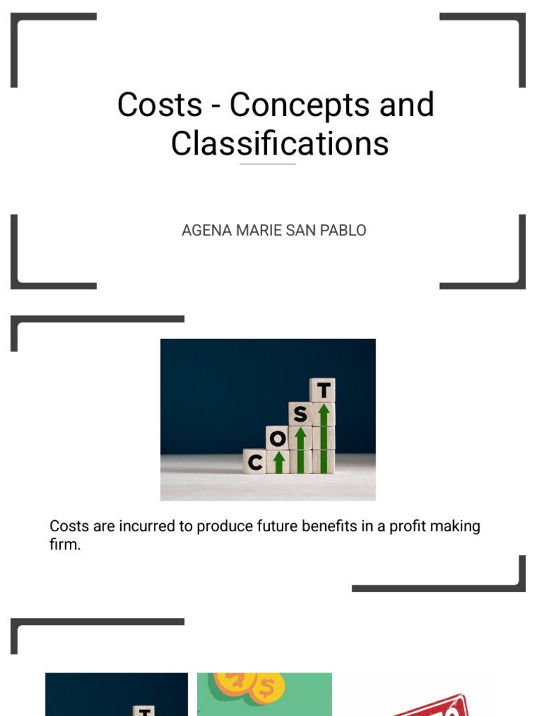 Cost Classification and Concepts Guide | PDF | Expense | Cost