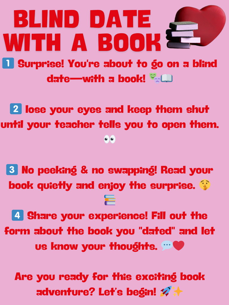 Blind Date with a Book Adventure | PDF