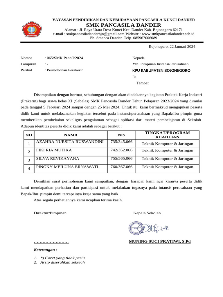 Proposal PSG KPU Bojonegoro | PDF