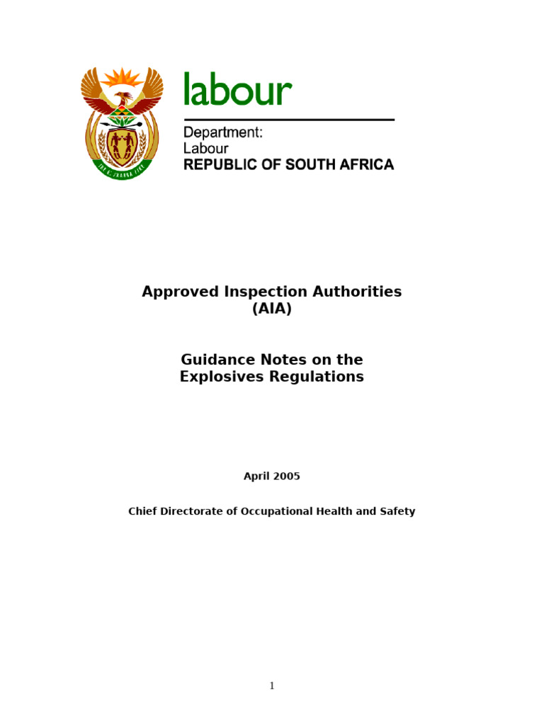 Useful Document - OHS - Approved Inspection Authorities Guidance Notes ...