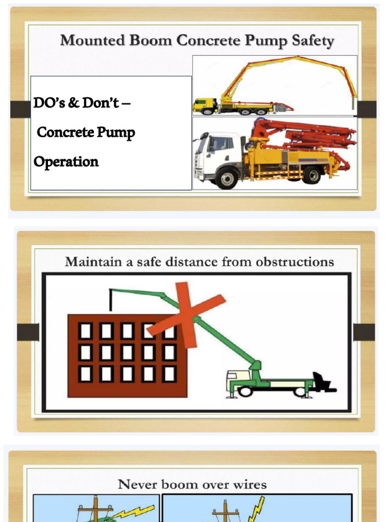 Concrete Pump Safety | PDF
