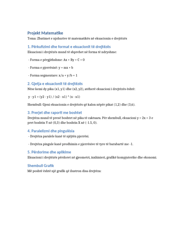Projekt Mat Permiresuar | PDF