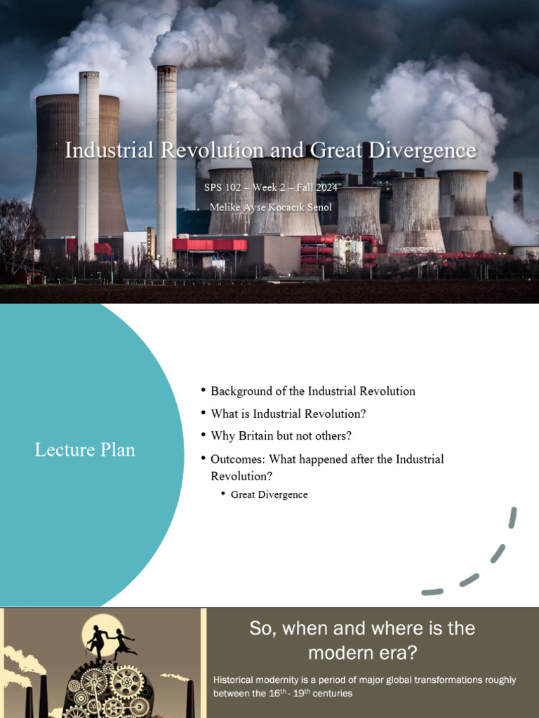 Industrial Revolution and Great Divergence Insights | PDF | Industrial ...