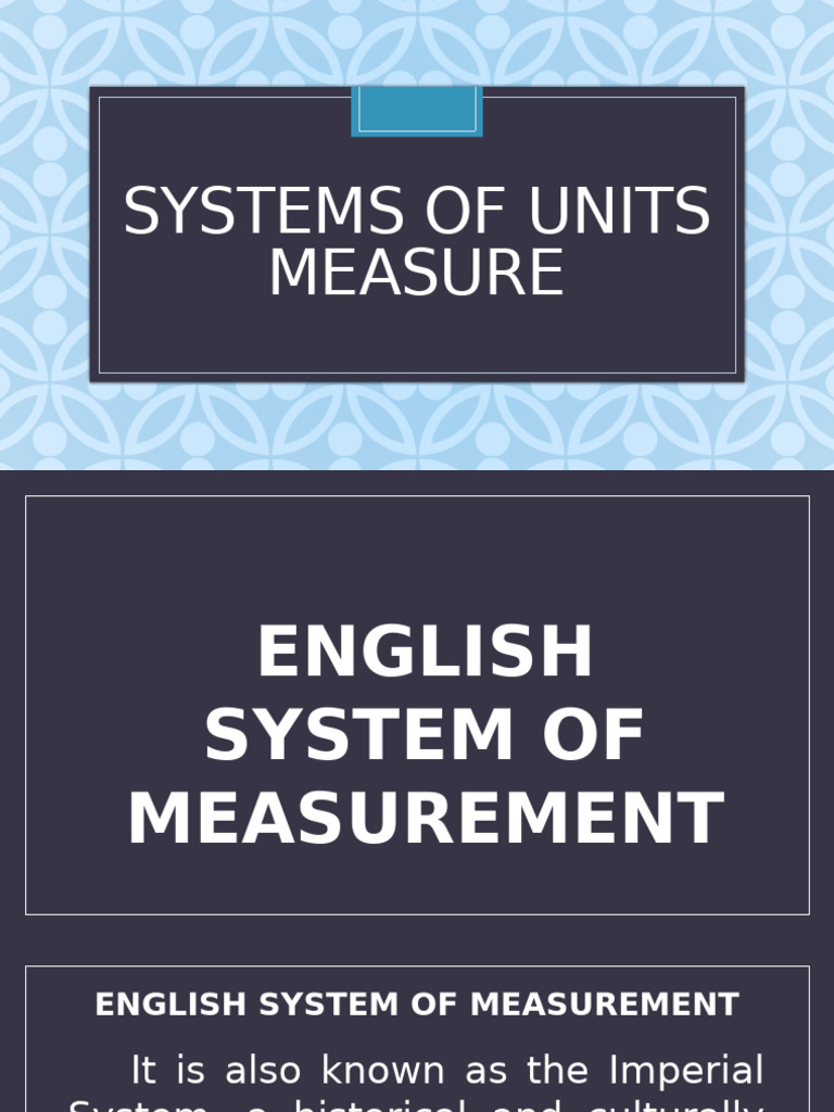 Systems of Units Measure-Part-Ii | PDF | International System Of Units ...