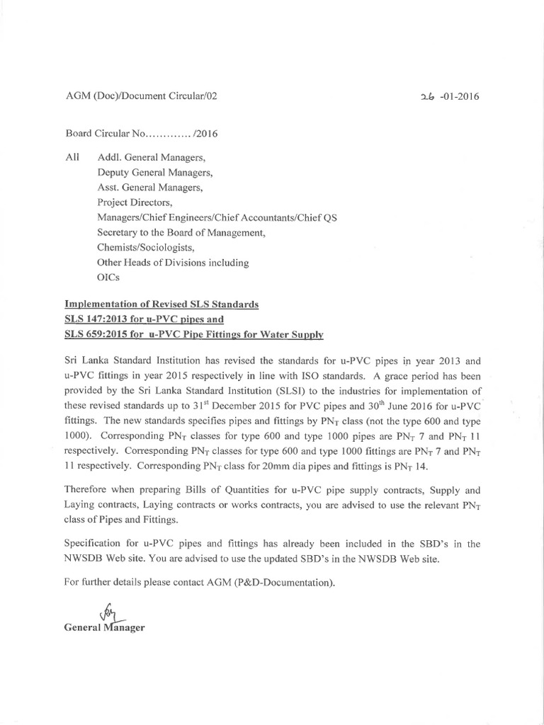 Implimentation of Revised SLS Standards | PDF