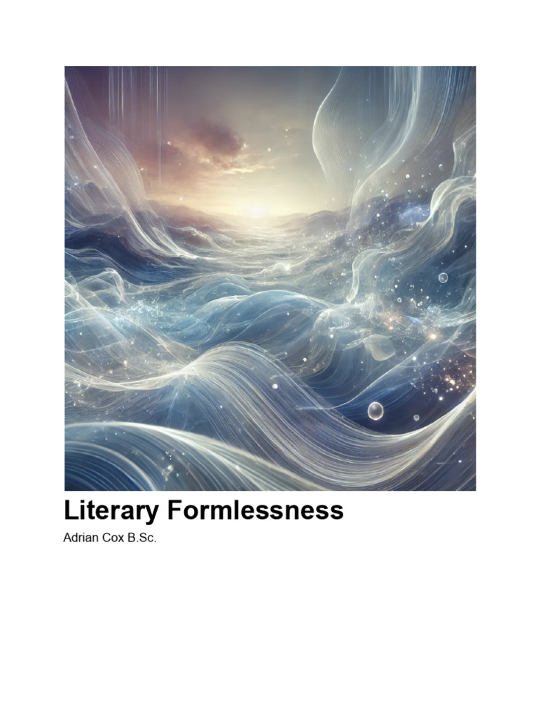 Literary Formlessness | PDF | Consciousness | Space