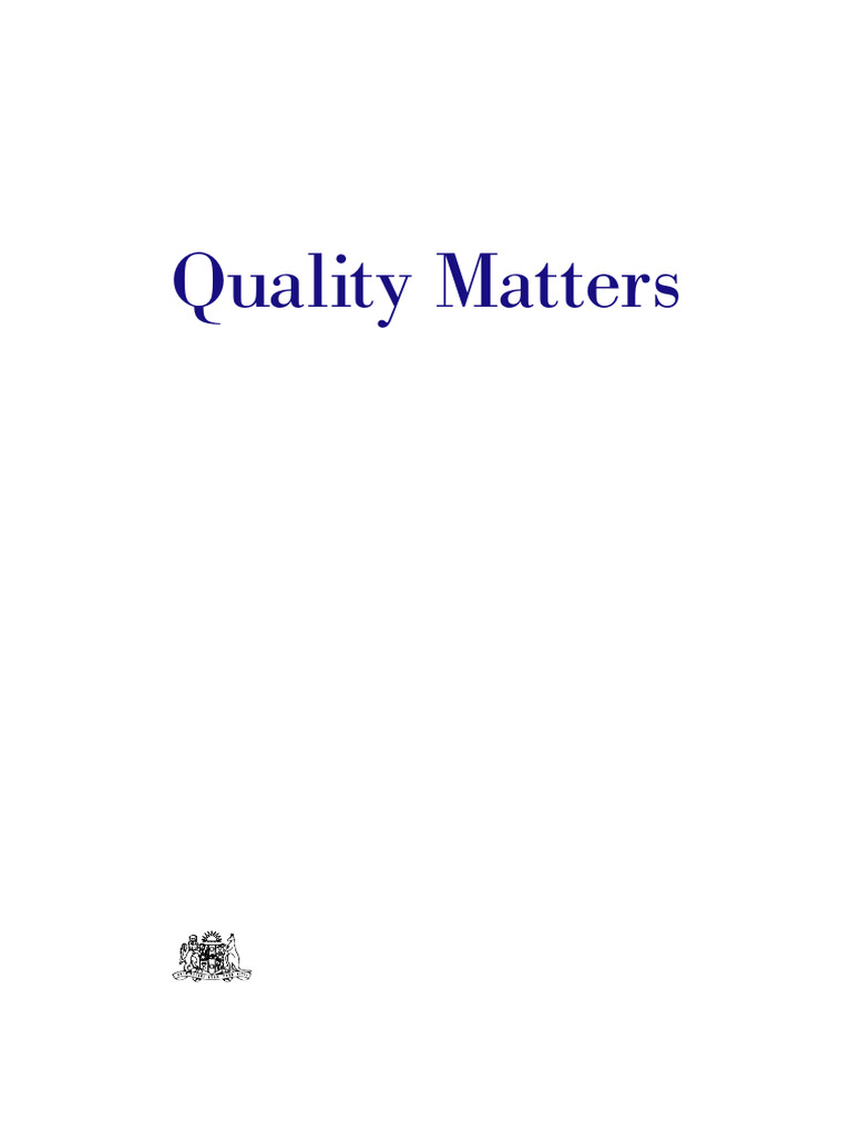 Ramsey 2000 - Quality Matters | PDF | Teachers | Teacher Education