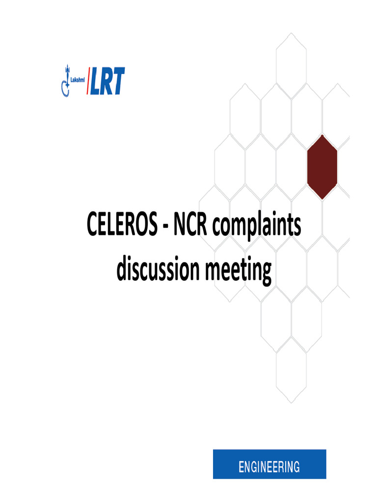 Celeros - NCR Details | PDF