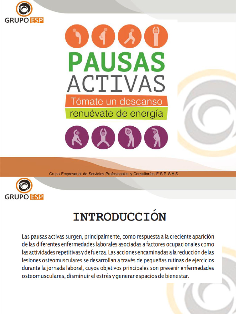 PAUSAS ACTIVAS | PDF