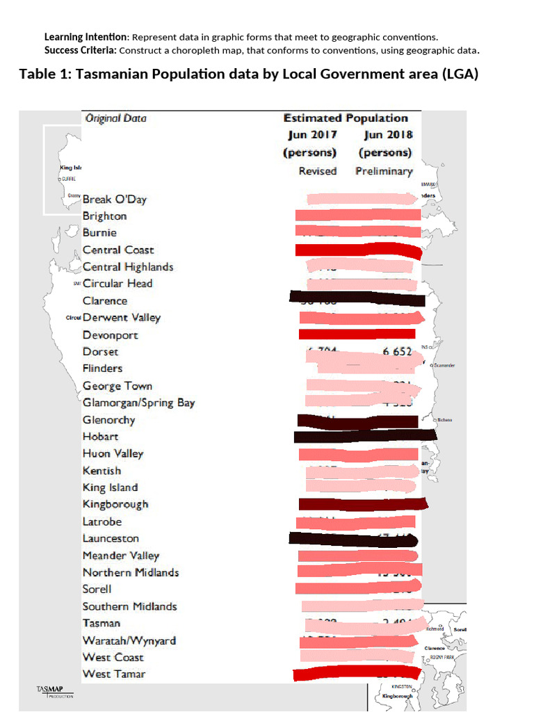 Practice Choropleth Map Activity | PDF | Map