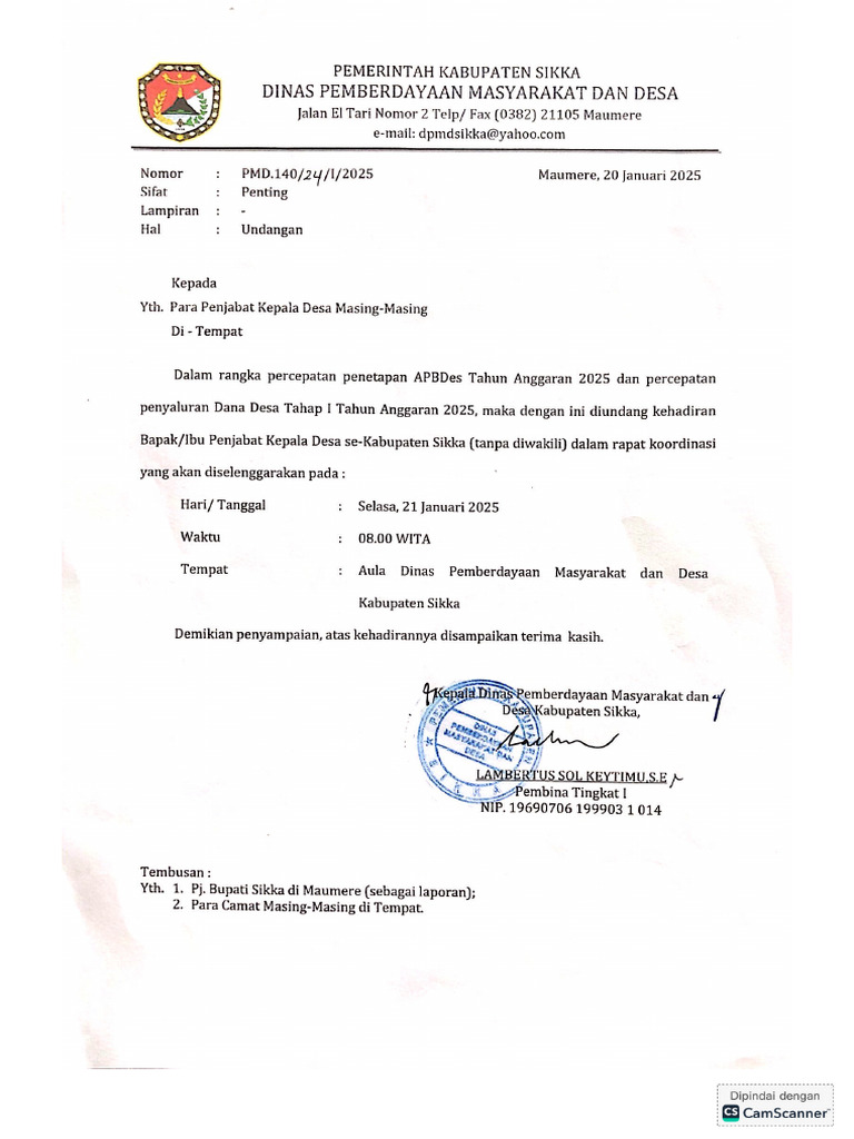 undangan penting | PDF