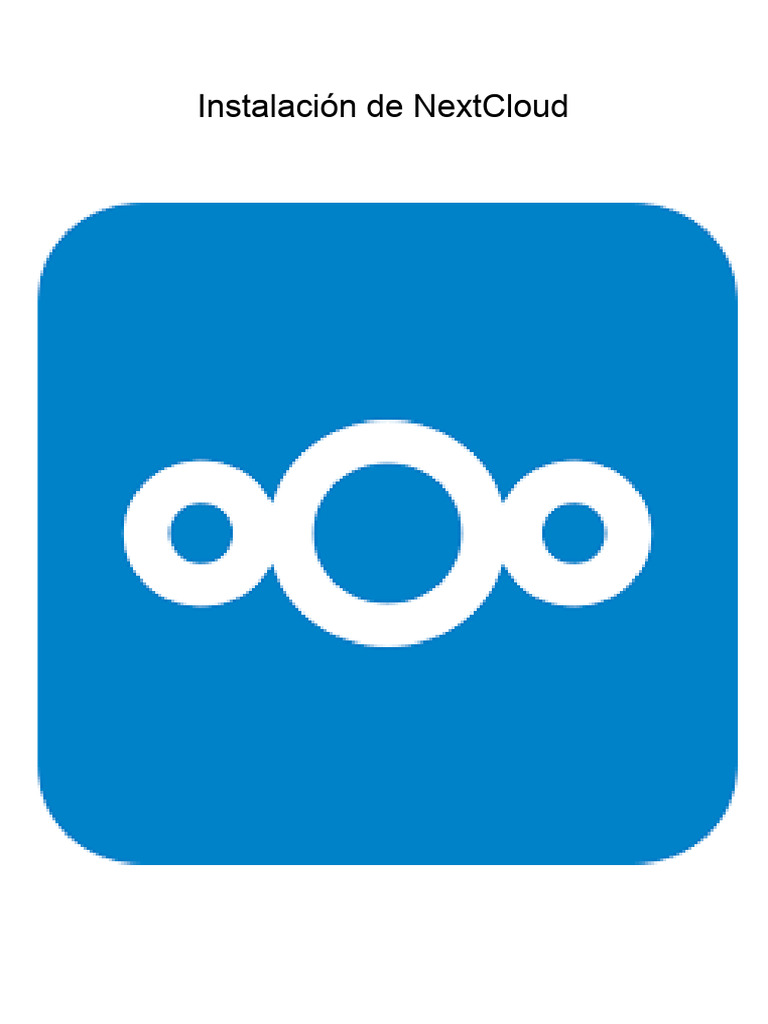 Instalación de NextCloud | PDF