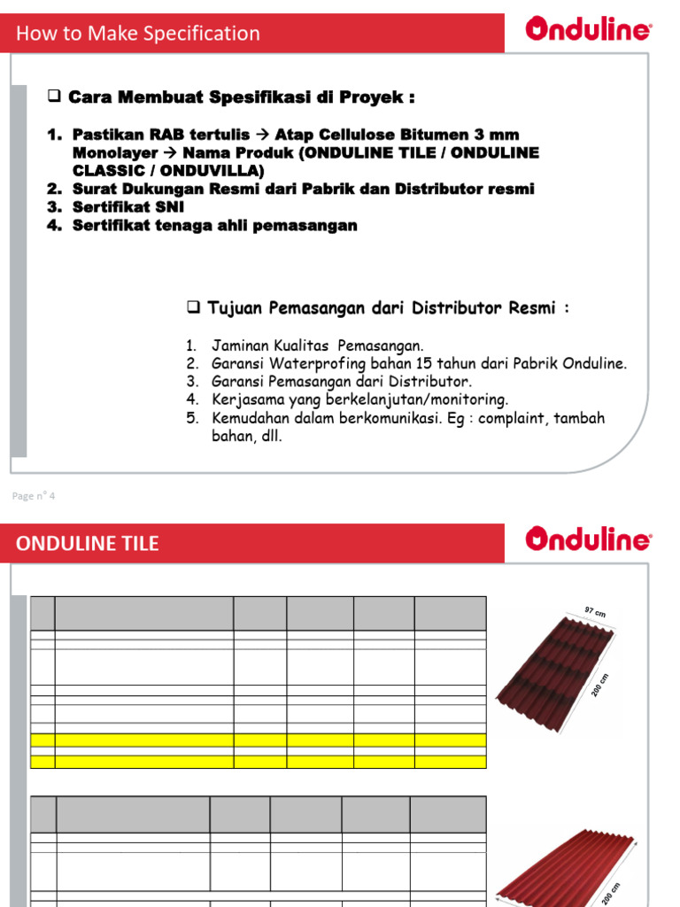 AHS Onduline 0323 | PDF