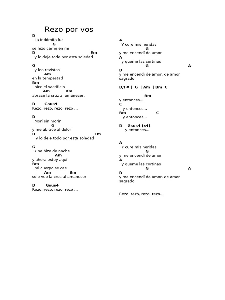 Rezo Por Vos | PDF
