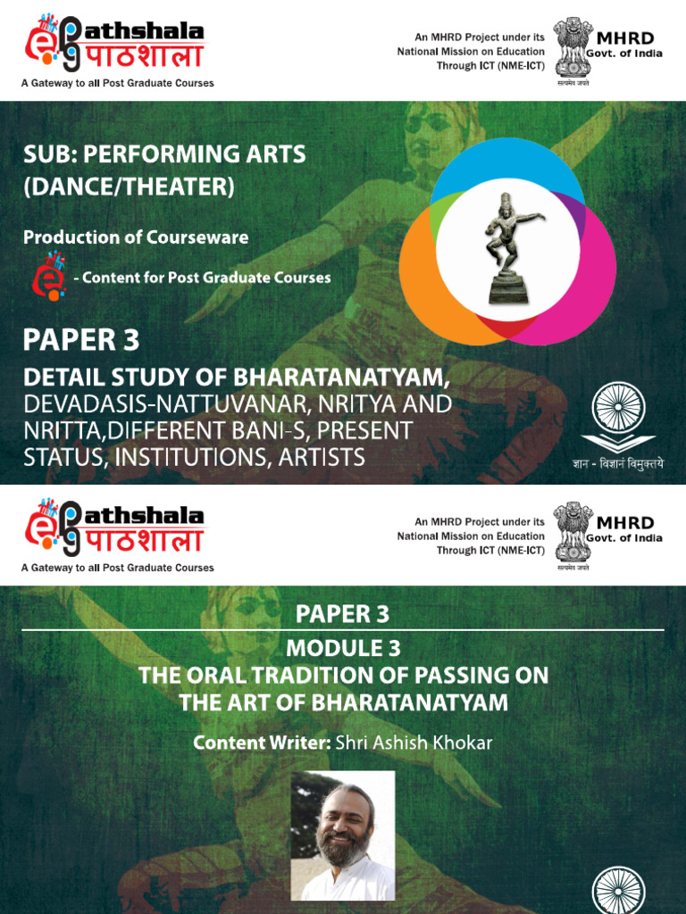 Devadasi Tradition in Bharatanatyam | PDF | Dances