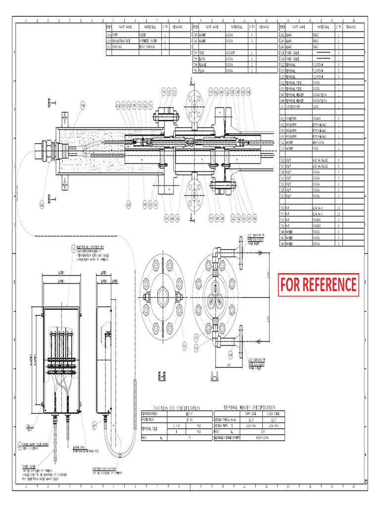 JB and Terminal Header Drawing | PDF