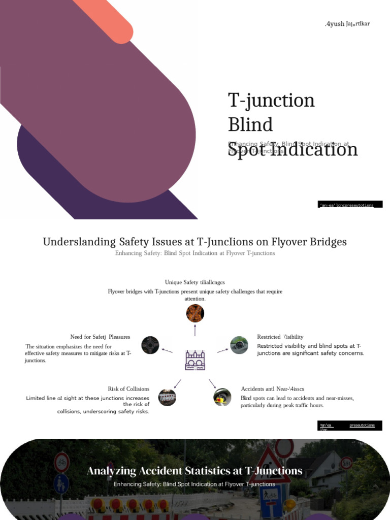 T-junction Blind Spot Indication Presentation | PDF | Safety ...