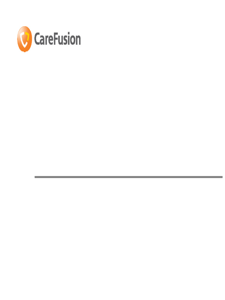 CareFusion Alaris System Maintenance - Webinar Presentation | PDF | Ip ...